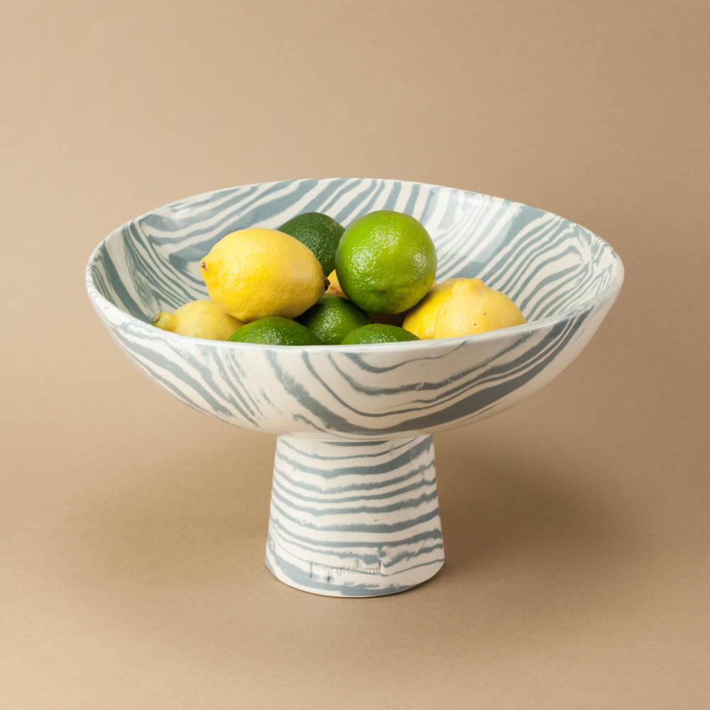 Blue & White Extra Large Chalice Bowl – Henry Holland Studio