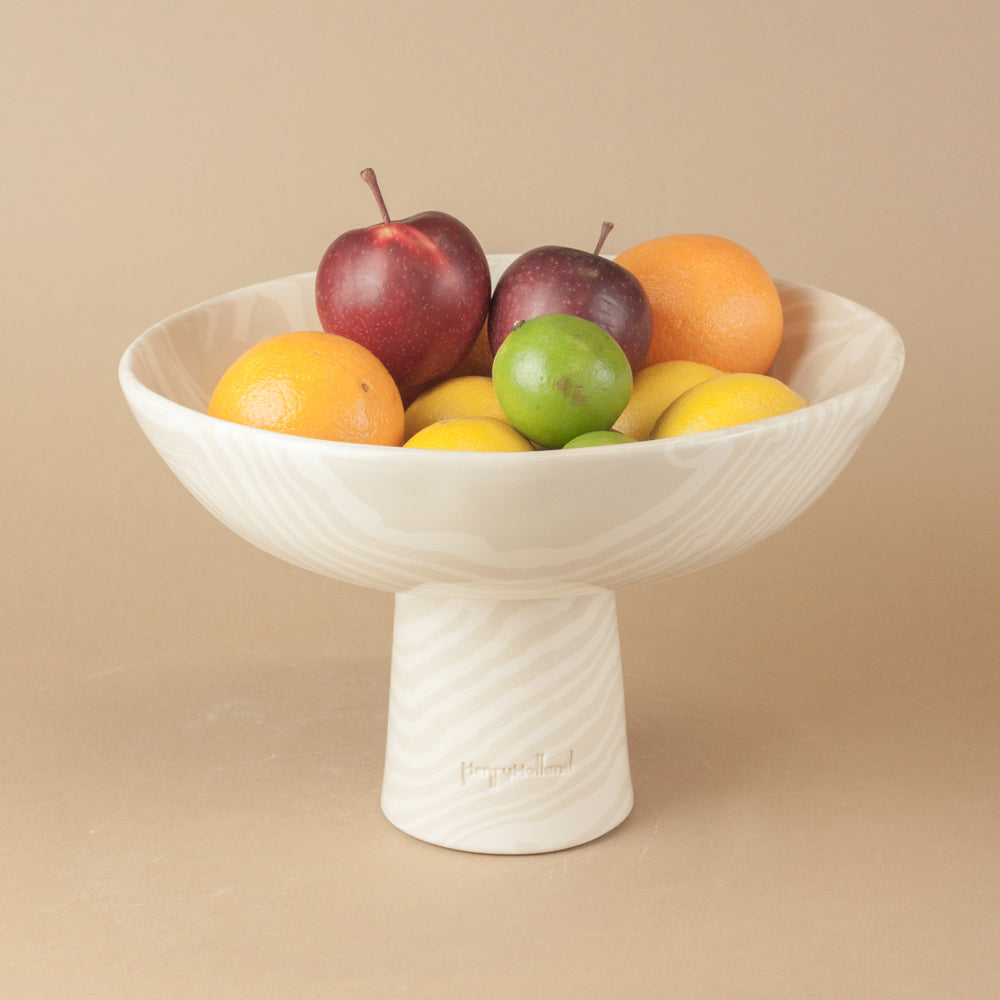 Oatmeal & White Extra Large Chalice