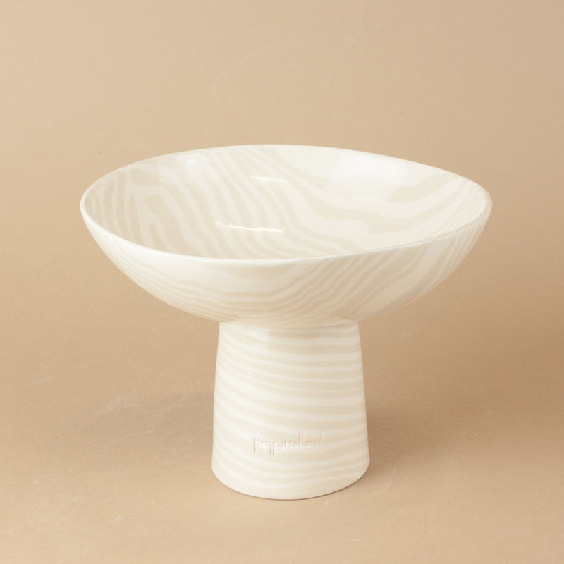 Oatmeal & White Medium Chalice – Henry Holland Studio