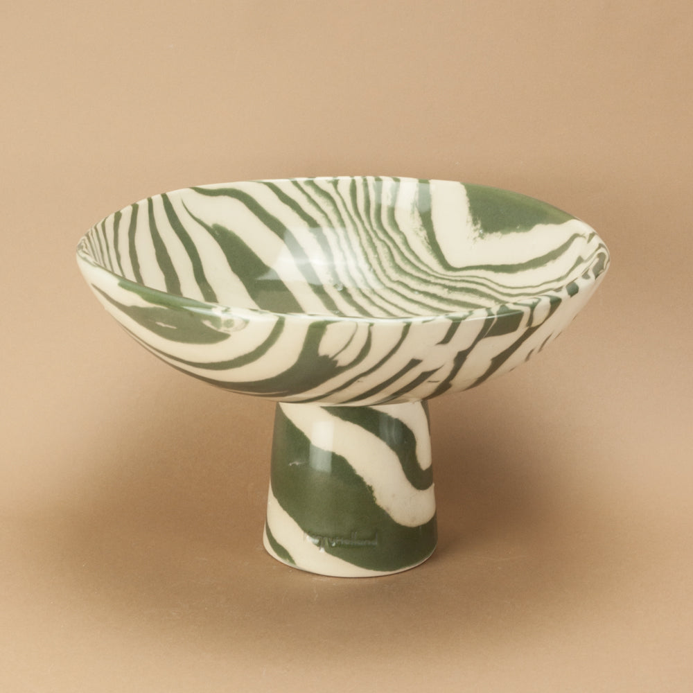 Green & White Extra Large Chalice – Henry Holland Studio