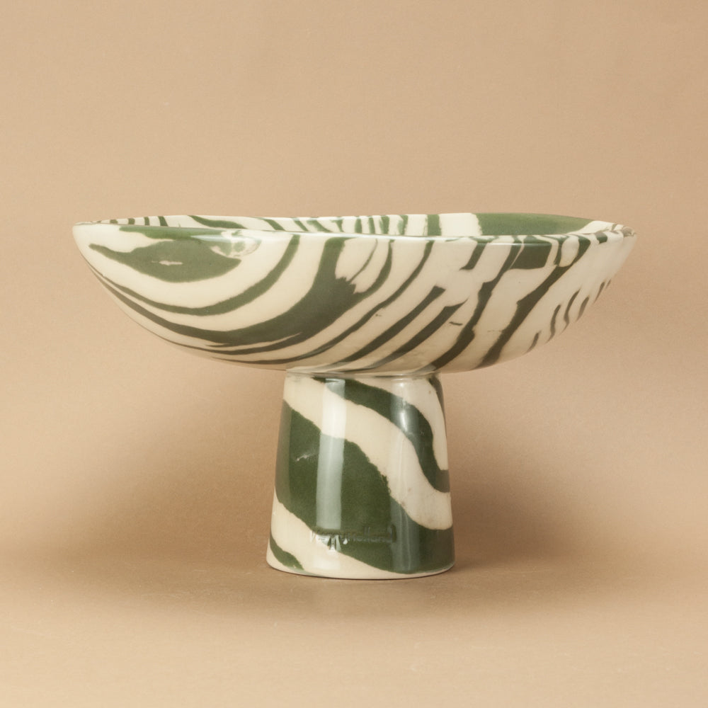 Green & White Extra Large Chalice – Henry Holland Studio