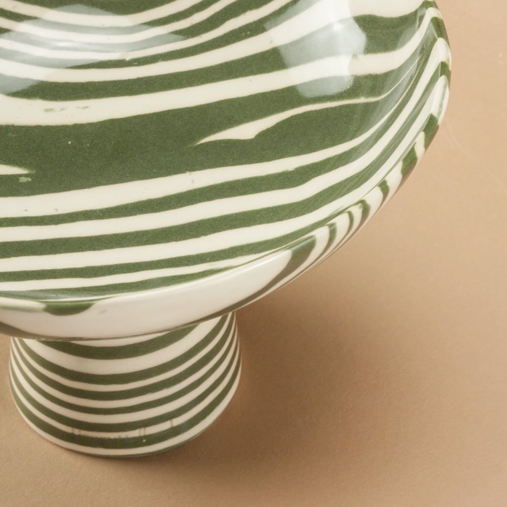 Green & White Medium Chalice – Henry Holland Studio