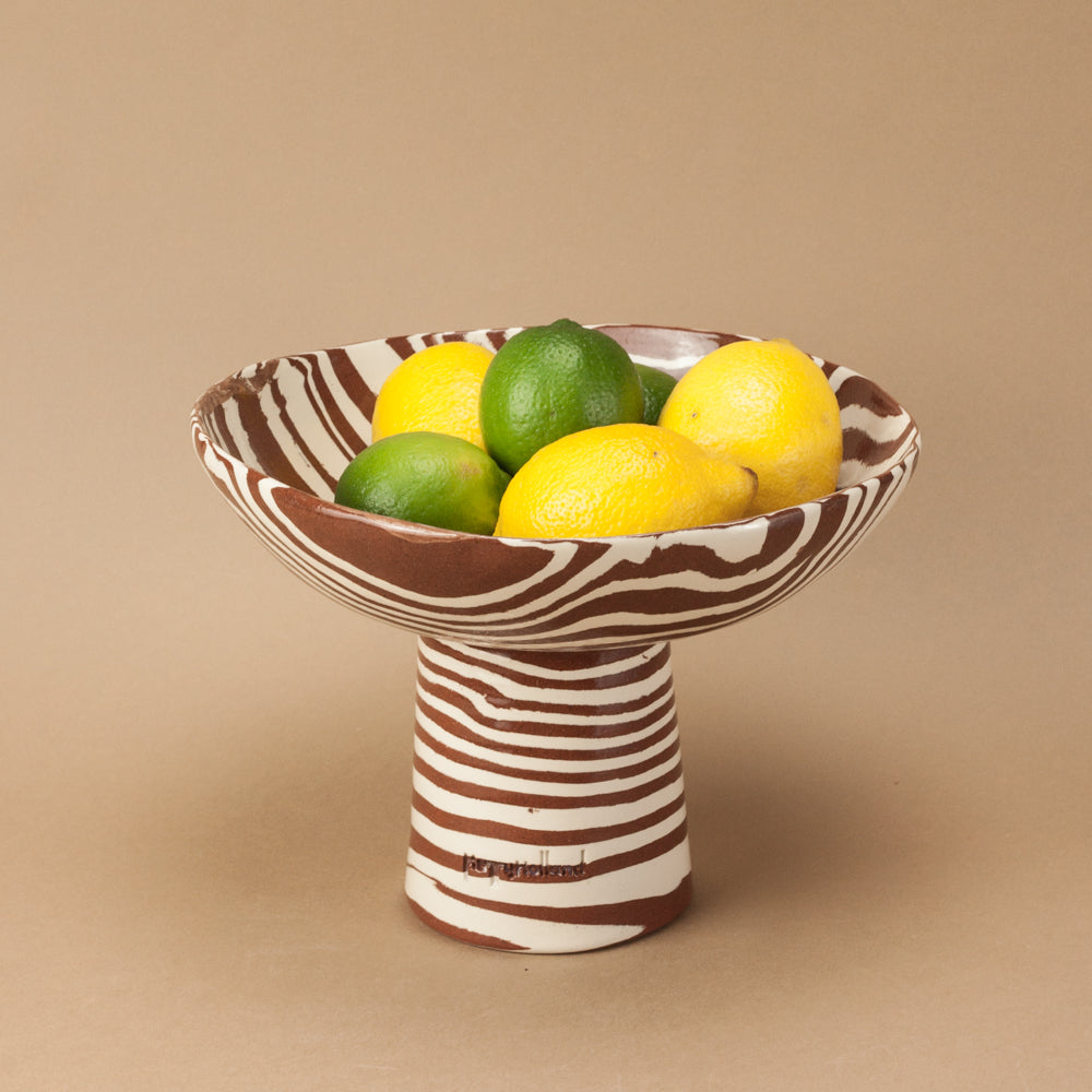 Terracotta & White Marble Medium Chalice – Henry Holland Studio