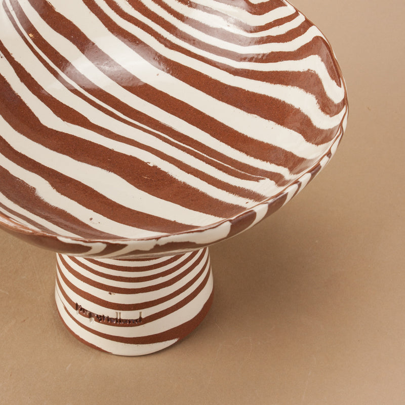 Terracotta & White Marble Medium Chalice – Henry Holland Studio